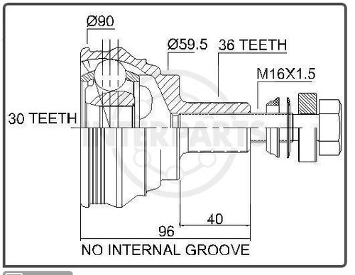 CV Joint Drawings | Club GTI